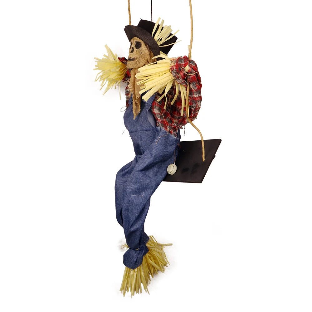 Swinging Scarecrow with Swinging Motion, Sounds & Lights 88cm – Boxfetti.ae