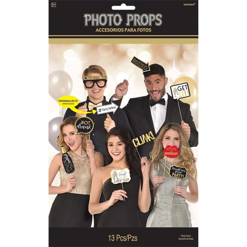 New Year Photo Props Set of 13 – Boxfetti.ae