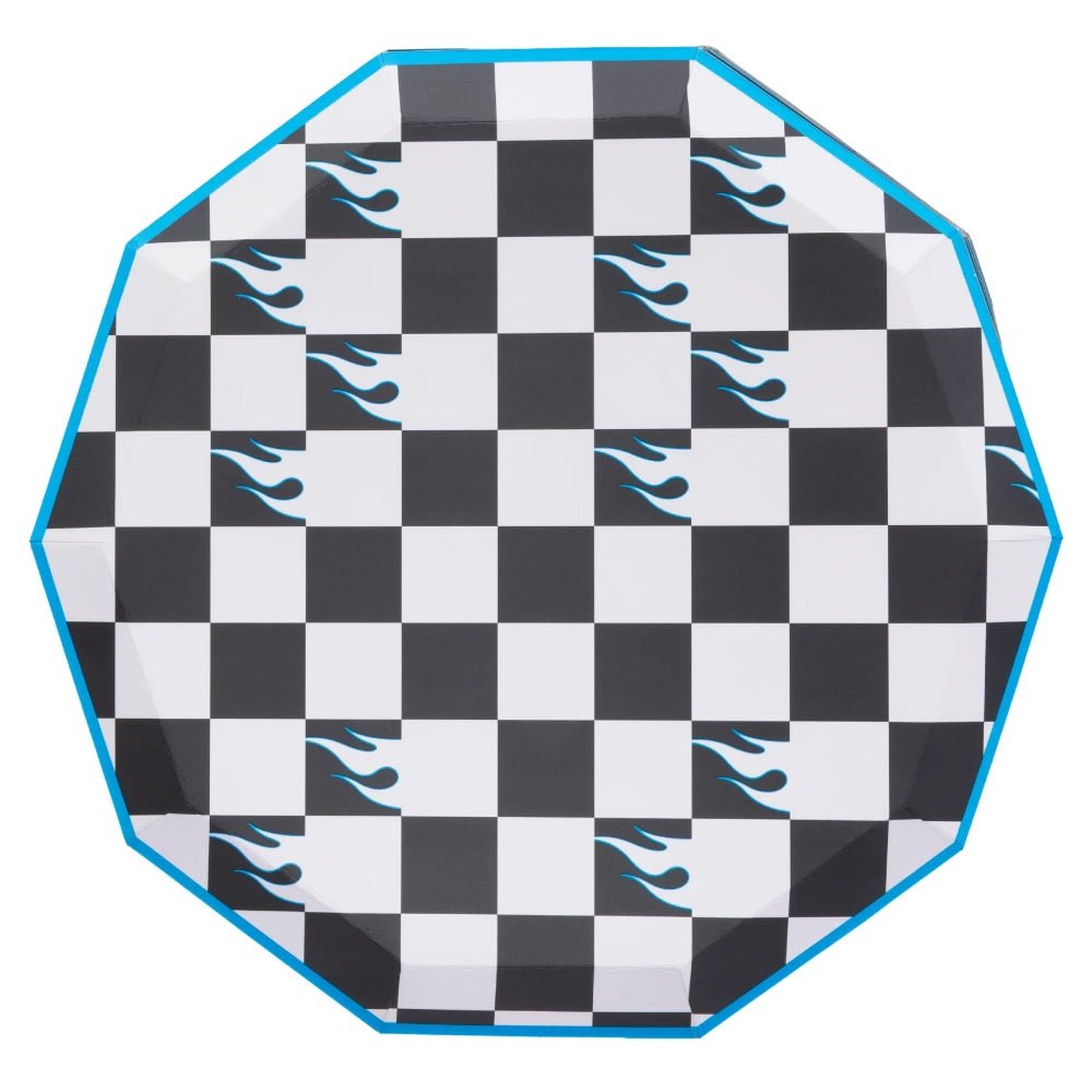Hot Wheels Black Checker Plates Large Set of 8 – Boxfetti.ae