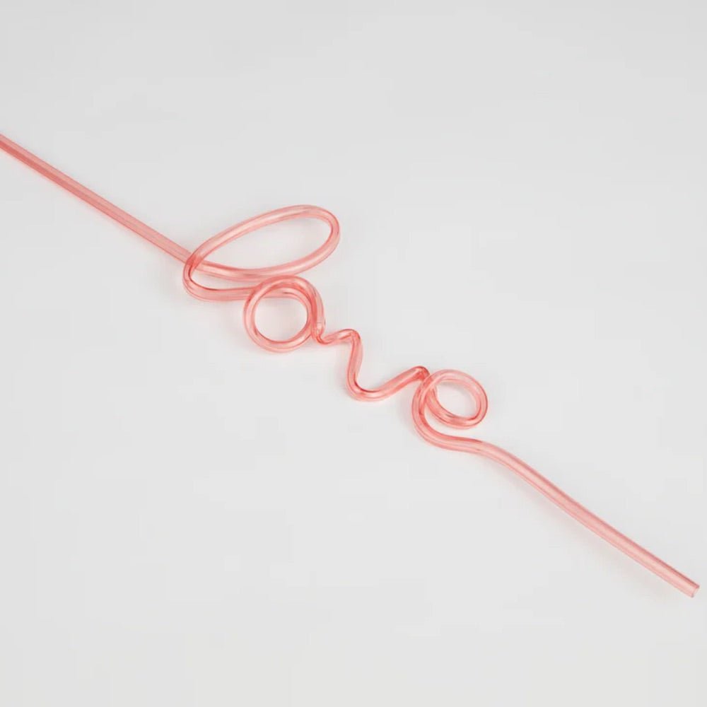 LOVE Twisty Straw Set of 2 – Boxfetti.ae