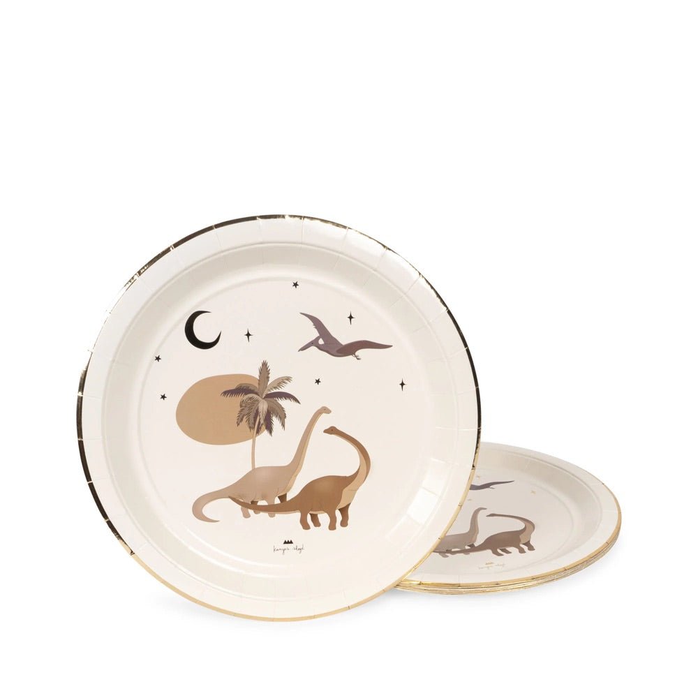 Dino Plates Set of 8 – Boxfetti.ae