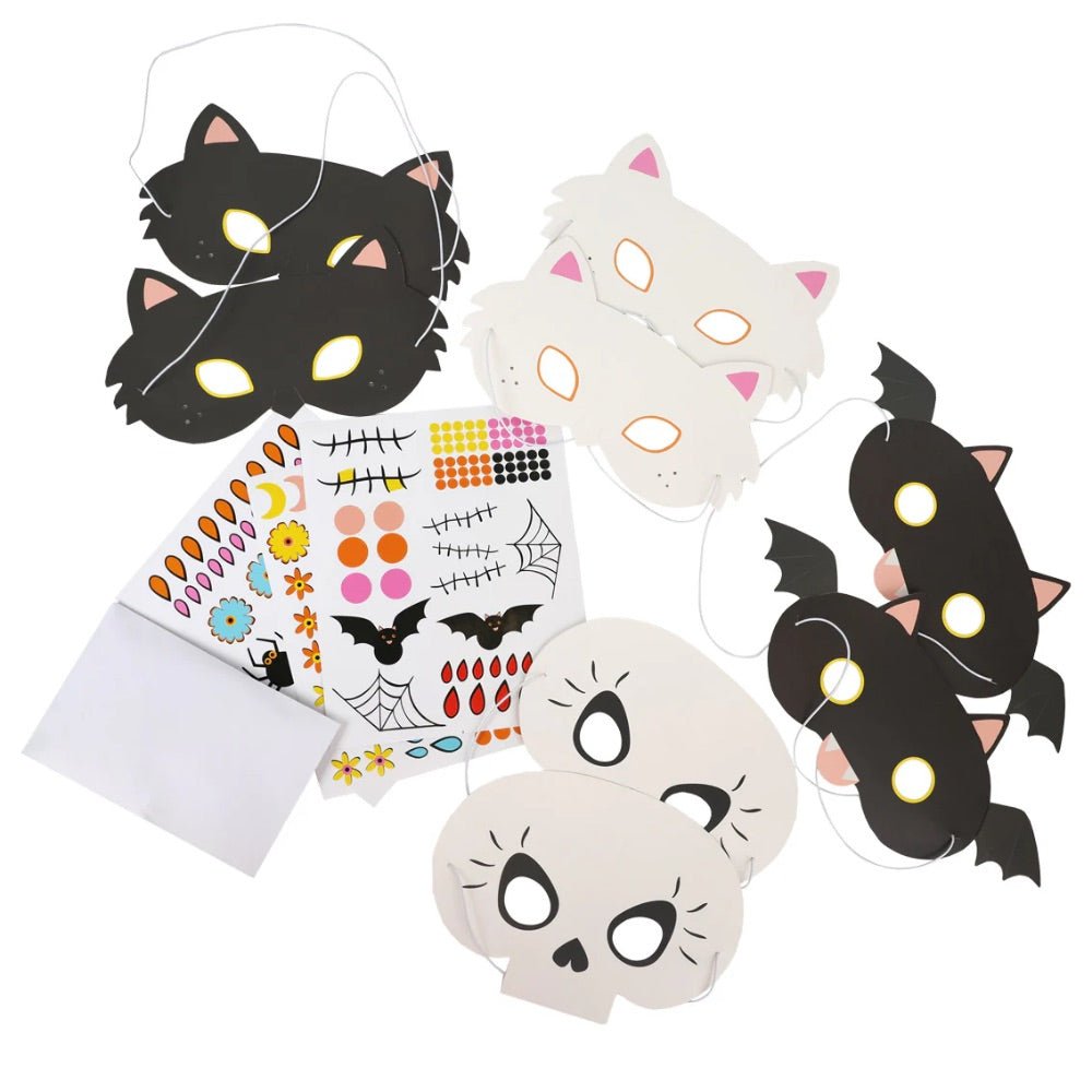 Pumpkin Bright Halloween Mask Kit Set of 8 – Boxfetti.ae