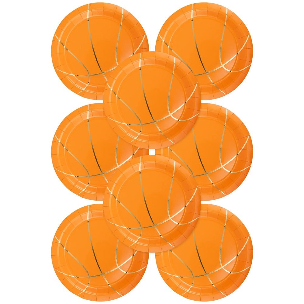 Basketball Plates Set of 8 – Boxfetti.ae