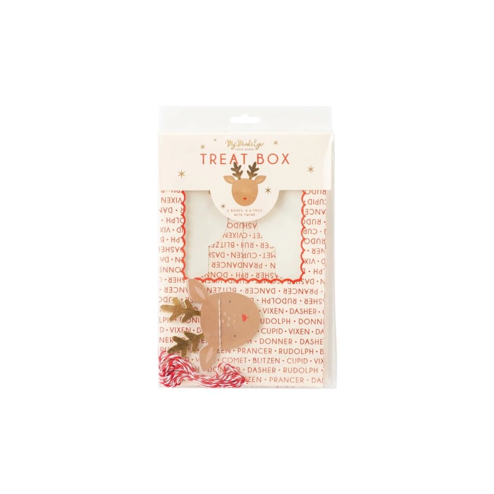 Dear Rudolph Reindeer Cookie Box Set of 6 – Boxfetti.ae