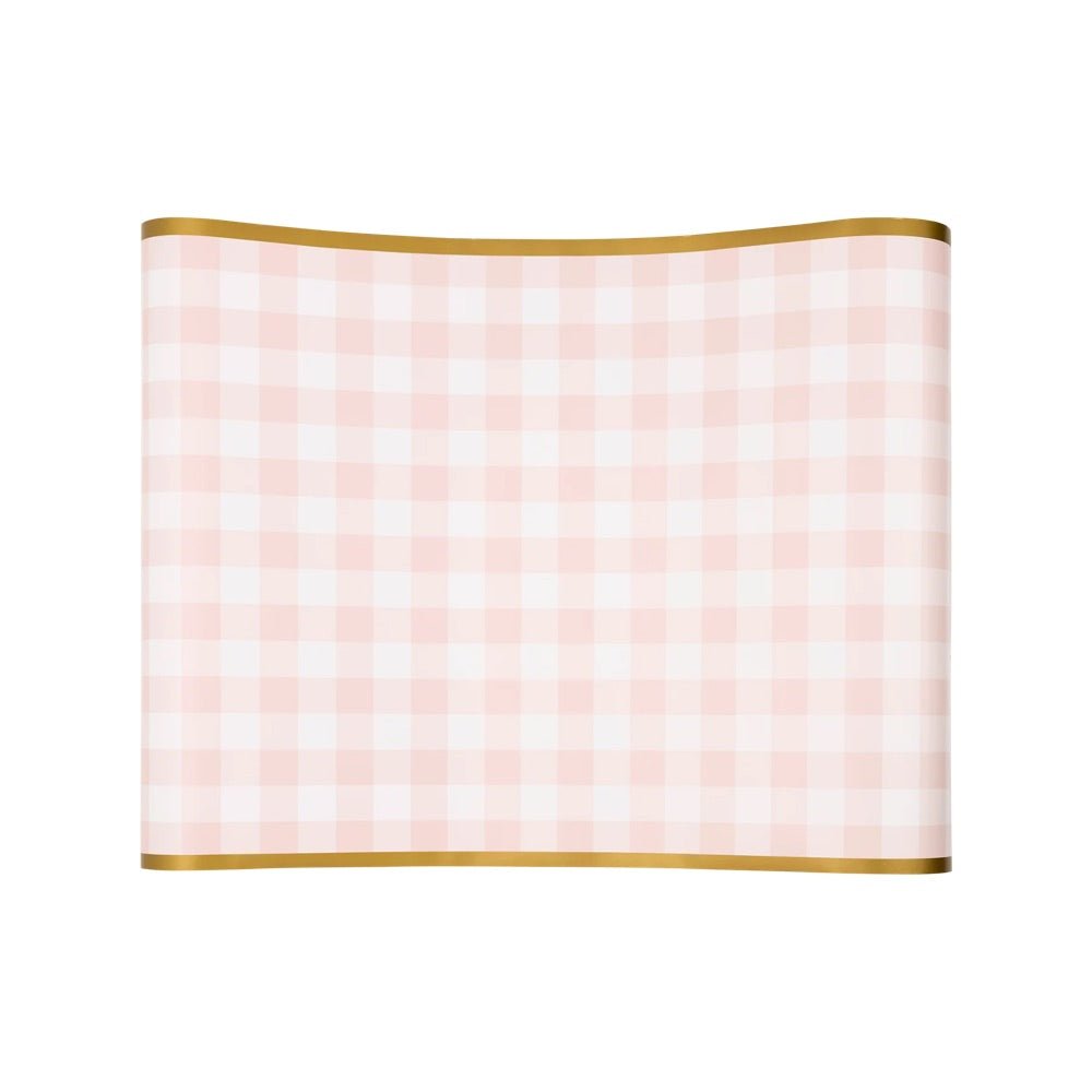 Pink Gingham Table Runner – Boxfetti.ae