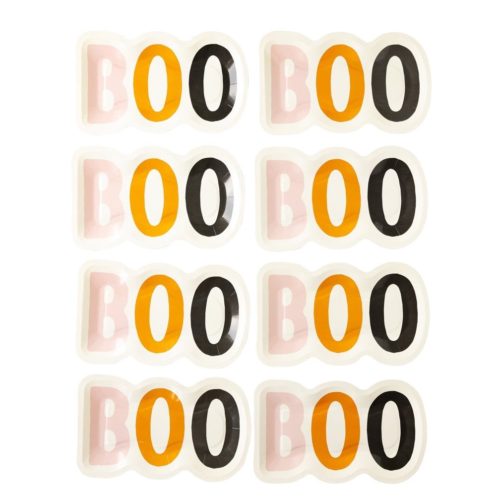 Boo Plates Set of 8 – Boxfetti.ae