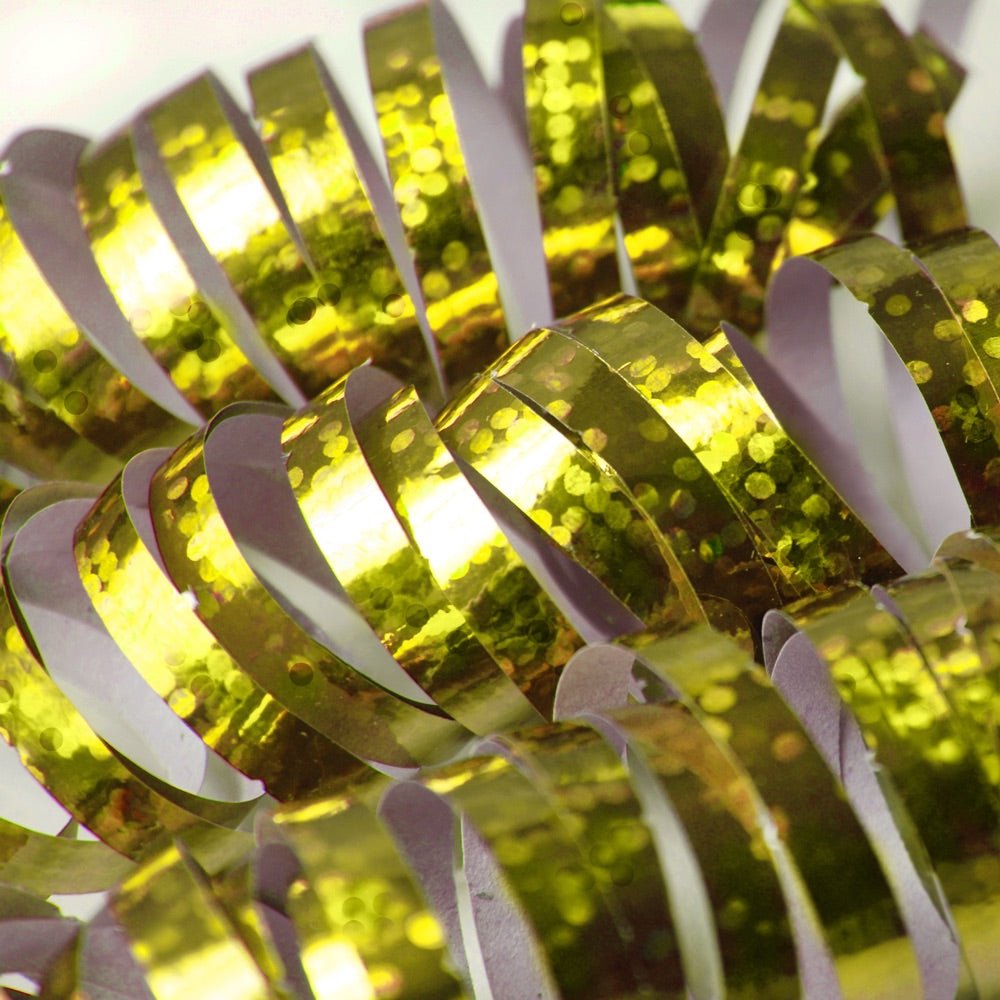 Holographic Streamers Gold – Boxfetti.ae