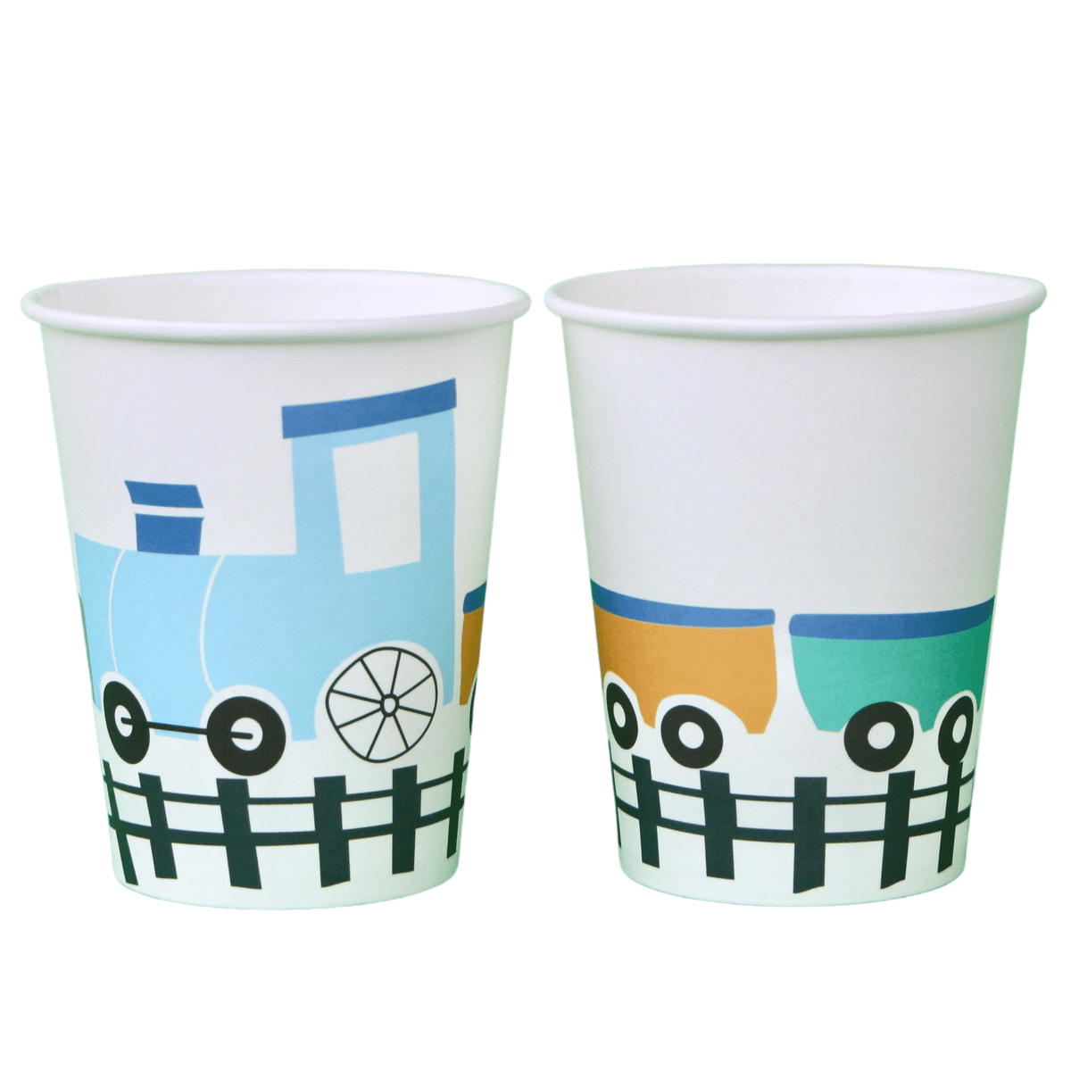 Steam Train Cups Set of 8 – Boxfetti.ae